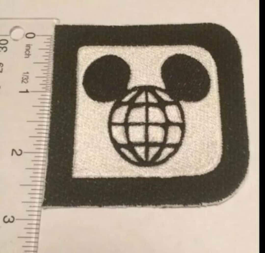 Disney World Vintage Style D Logo Patch Iron on Sew Tribute Monorail ...