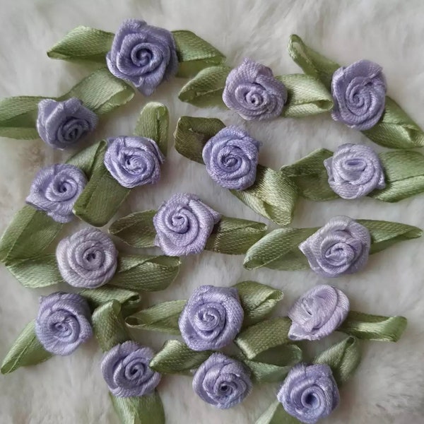 Satin Ribbon Roses - Etsy