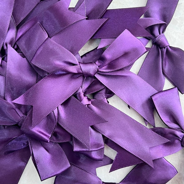 Plum Satin Ribbon - Etsy