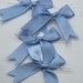 Dusty Blue Satin Bows, Ribbon Bow, Craft Decoration, Handwork DIY Party ...
