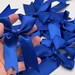 50 Royal Blue Satin Ribbon Bows, Small Size Ribbon Bow, Flower Craft ...
