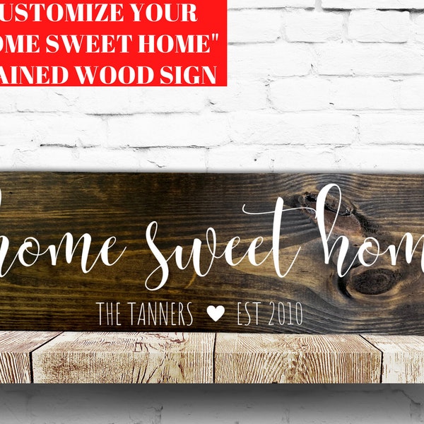 Home Sweet Home Sign - Etsy