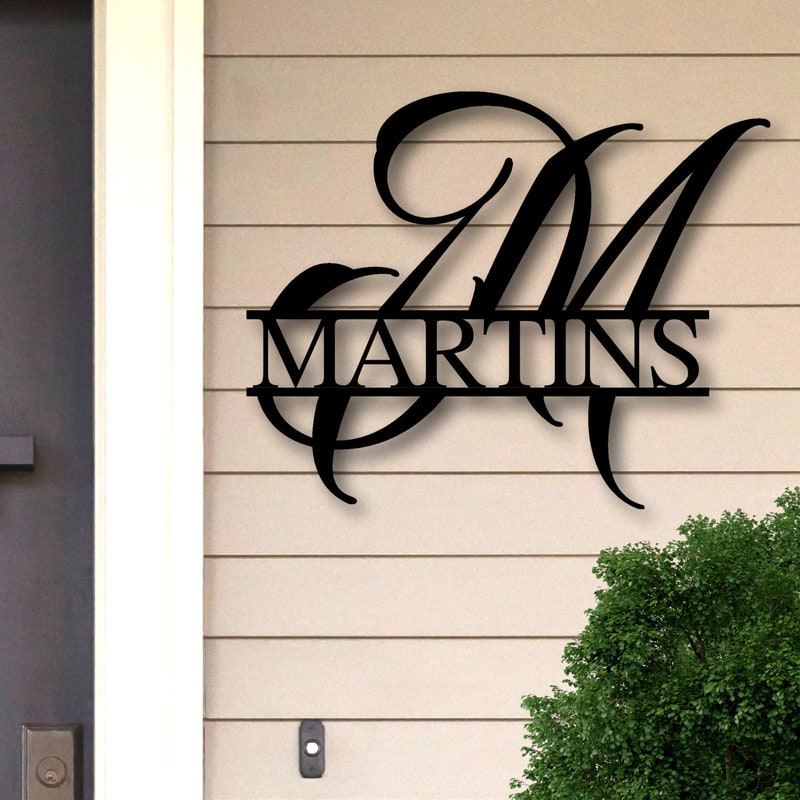 Metal Name Sign - Etsy