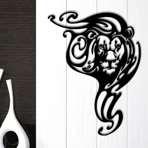 Lion Metal Wall Art, Leo Metal Wall Art, Metal Wall Sign, Metal Wall ...
