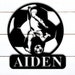 Soccer Name Sign, Soccer Ball Wall Decor, Custom Soccer Sign, Kids Room ...