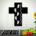 Metal Christian Wall Art, Wall Art Christian Signs, Footprints in the ...