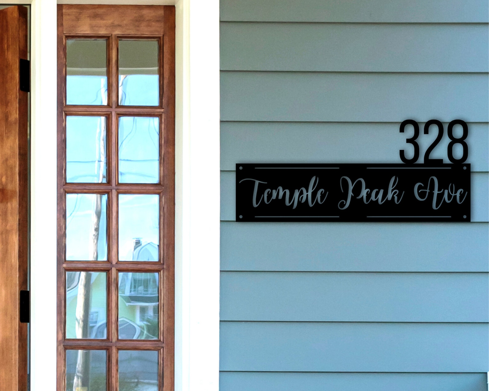 Modern Address Sign Address Plaque Address Numbers - Etsy