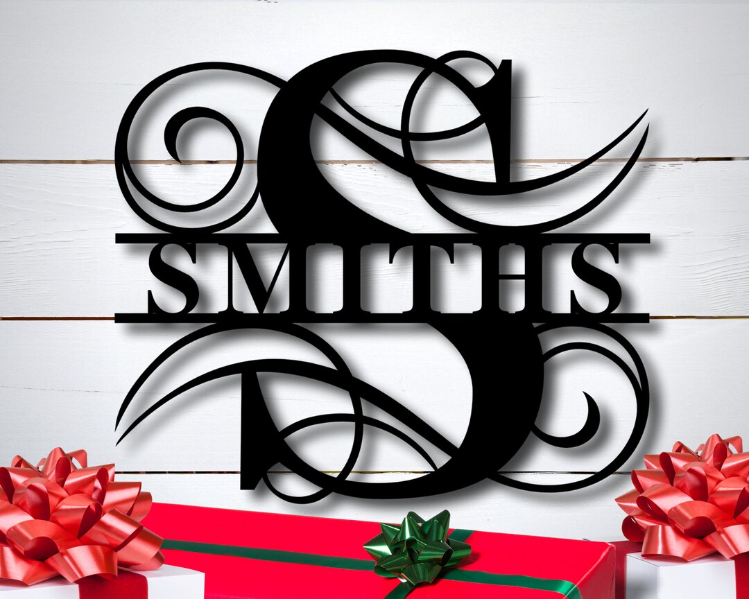 Personalized Metal Sign, Metal Name Sign, Sign for Home, Family Sign ...