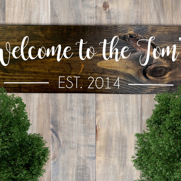 Personalized Welcome Signs - Etsy