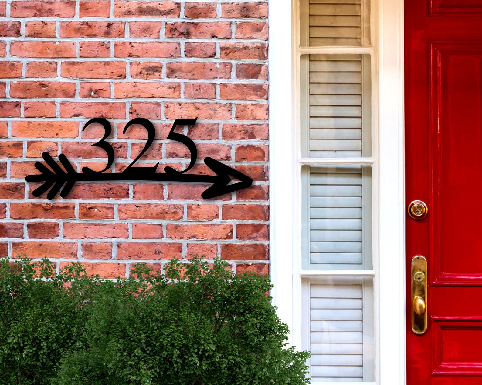 Personalized Address Arrow Sign Metal Address Sign Address | Etsy