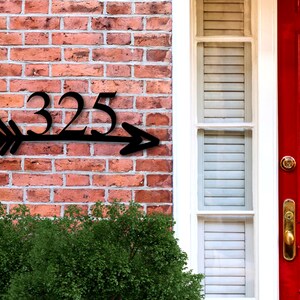 Personalized Address Arrow Sign, Metal Address Sign, Address Plaque ...