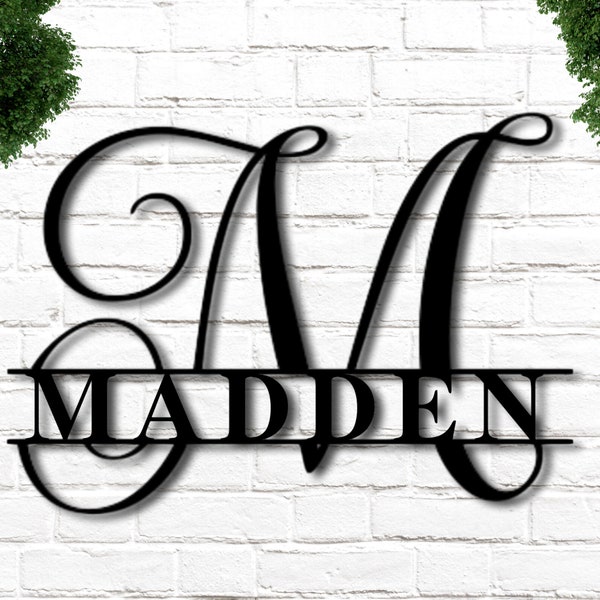 Metal Name Sign - Etsy