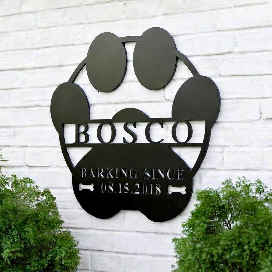 Dog Sign, Personalized Dog Sign, Pet Sign, Custom Pet Sign, Custom Dog ...