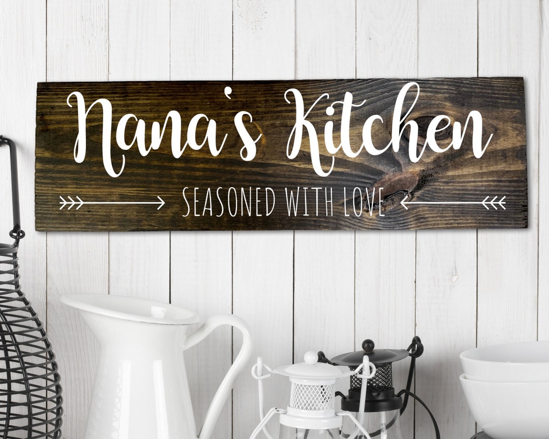 Kitchen Sign,kitchen Decor,gifts,personalized Kitchen Sign,for Kitchen ...