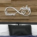 Infinity Sign Containing Names, Personalized Metal Infinity Sign ...