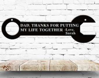 Custom Metal Sign for Garage Personalized Sign for Dad Dad | Etsy