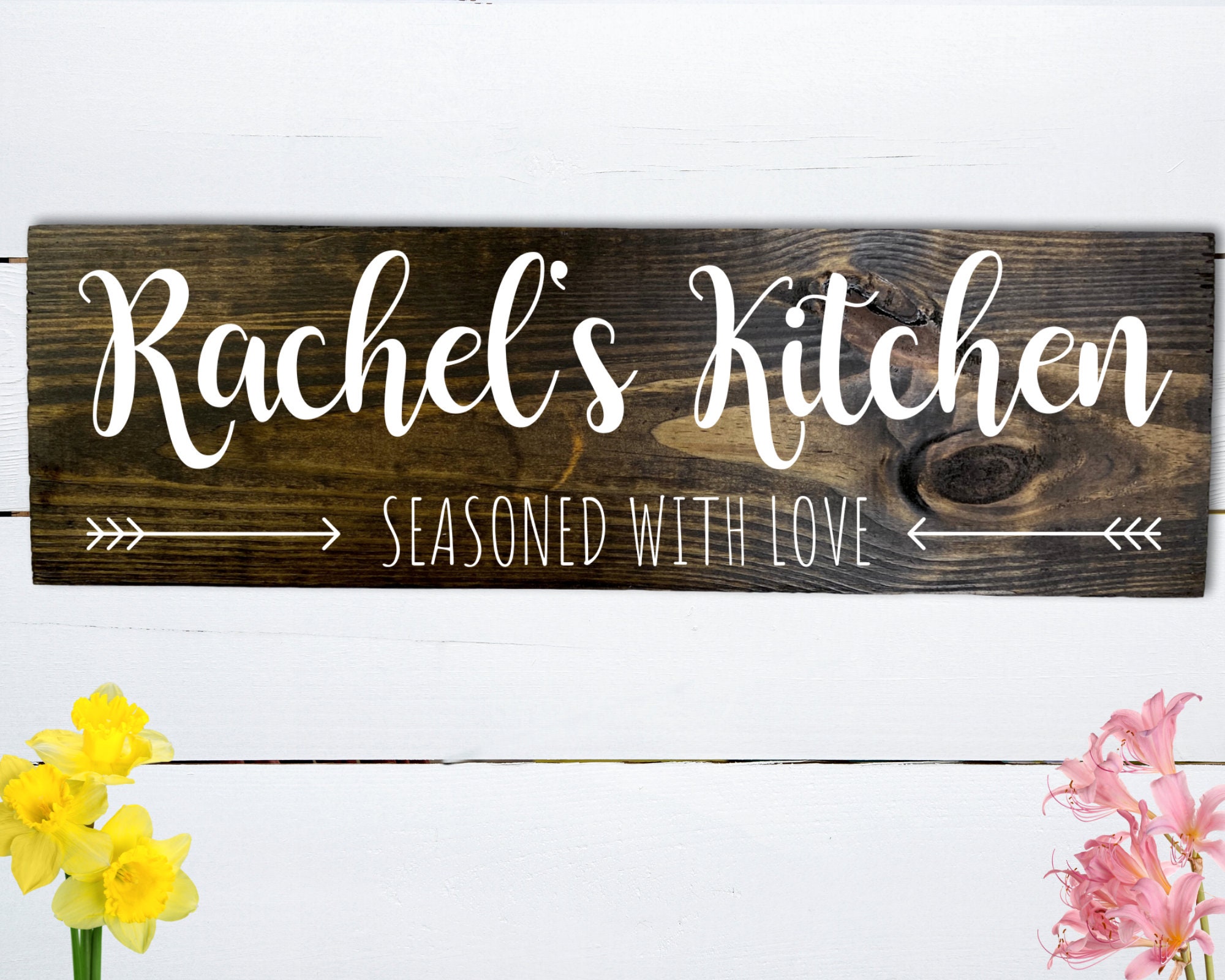Personalized Kitchen Sign Custom Kitchen Sign Wood Sign for - Etsy