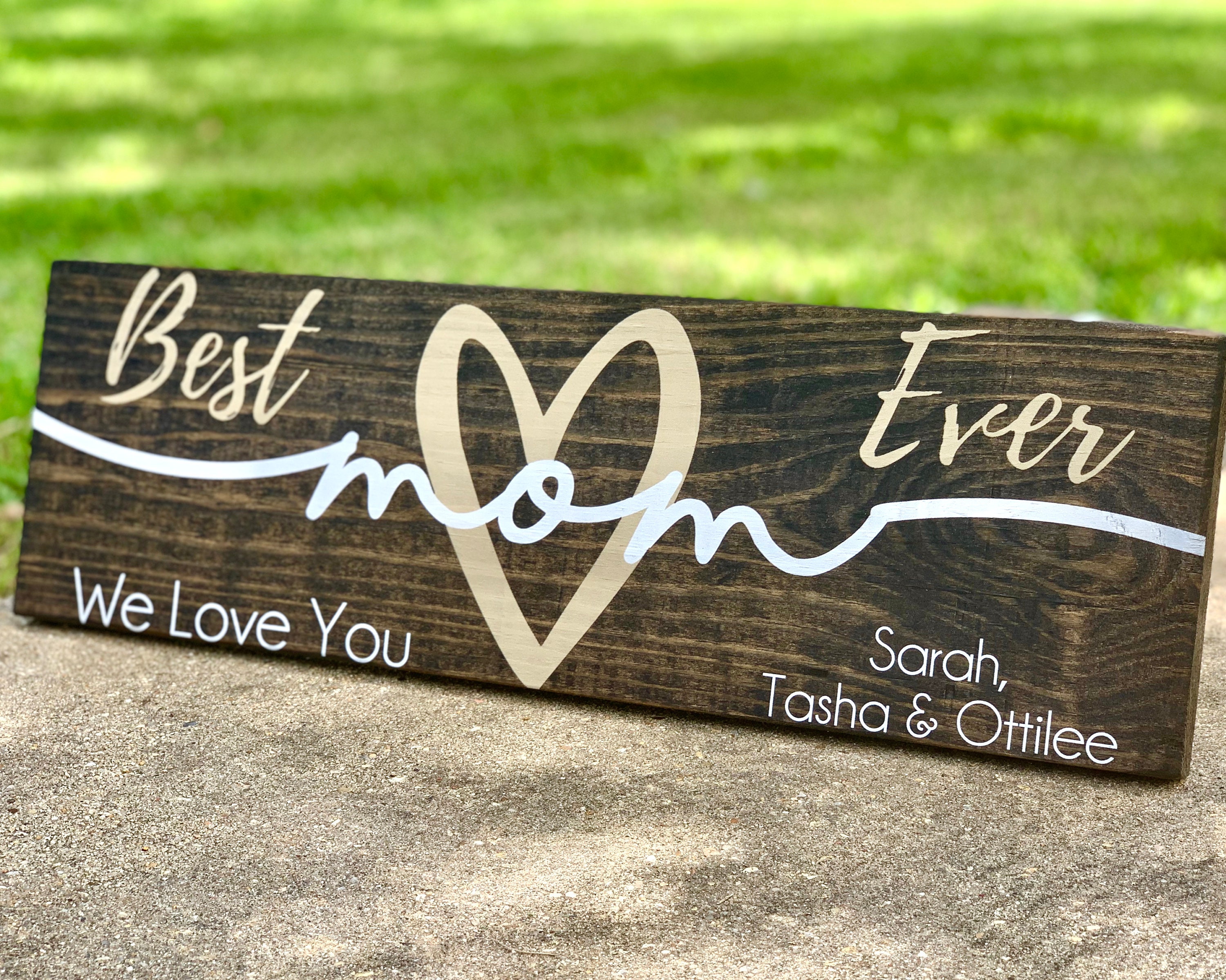 Mom Christmas Gift Mom We Love You Sign Christmas Gifts for | Etsy
