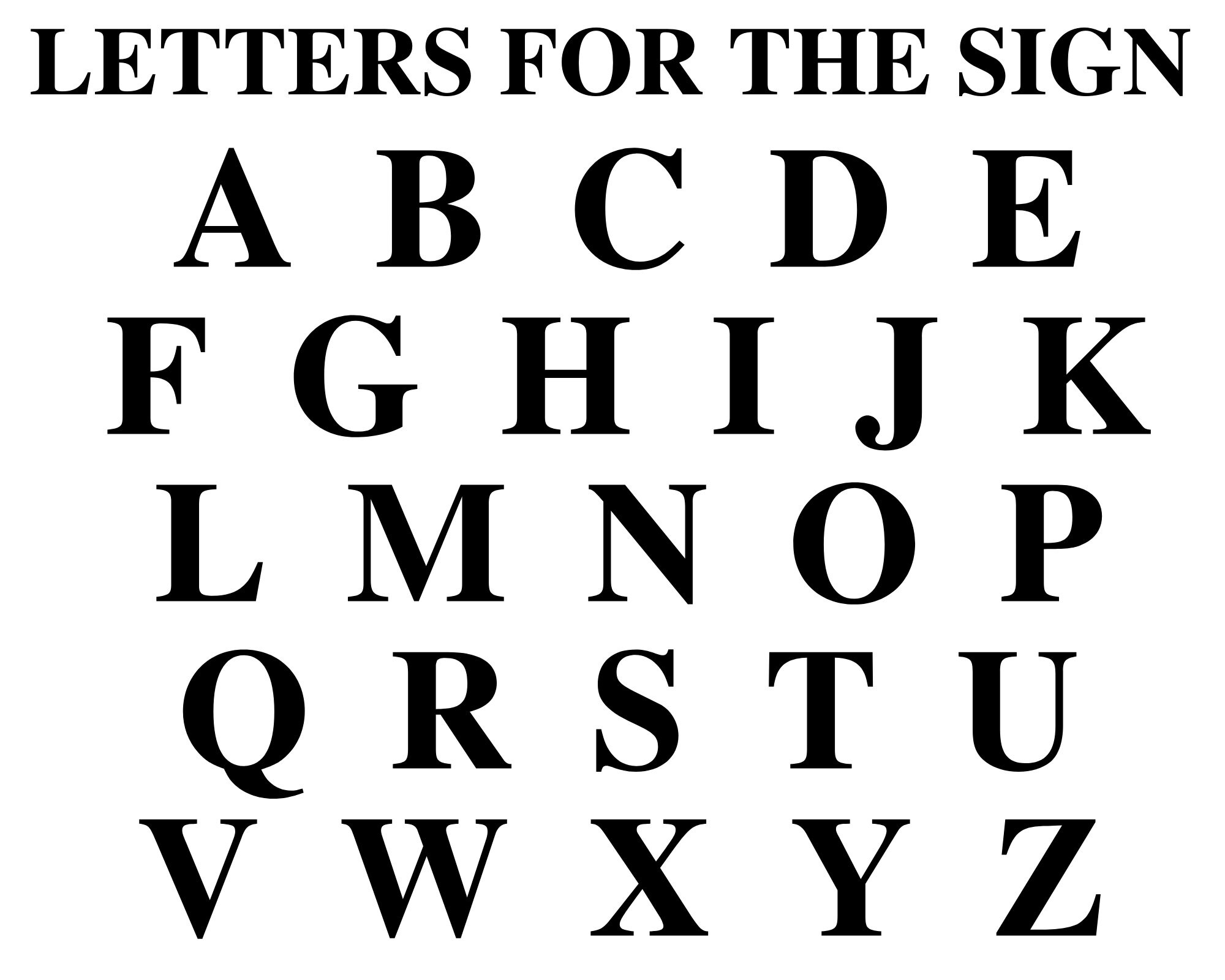 Metal Letter Address Sign Initial Address Metal Sign | Etsy