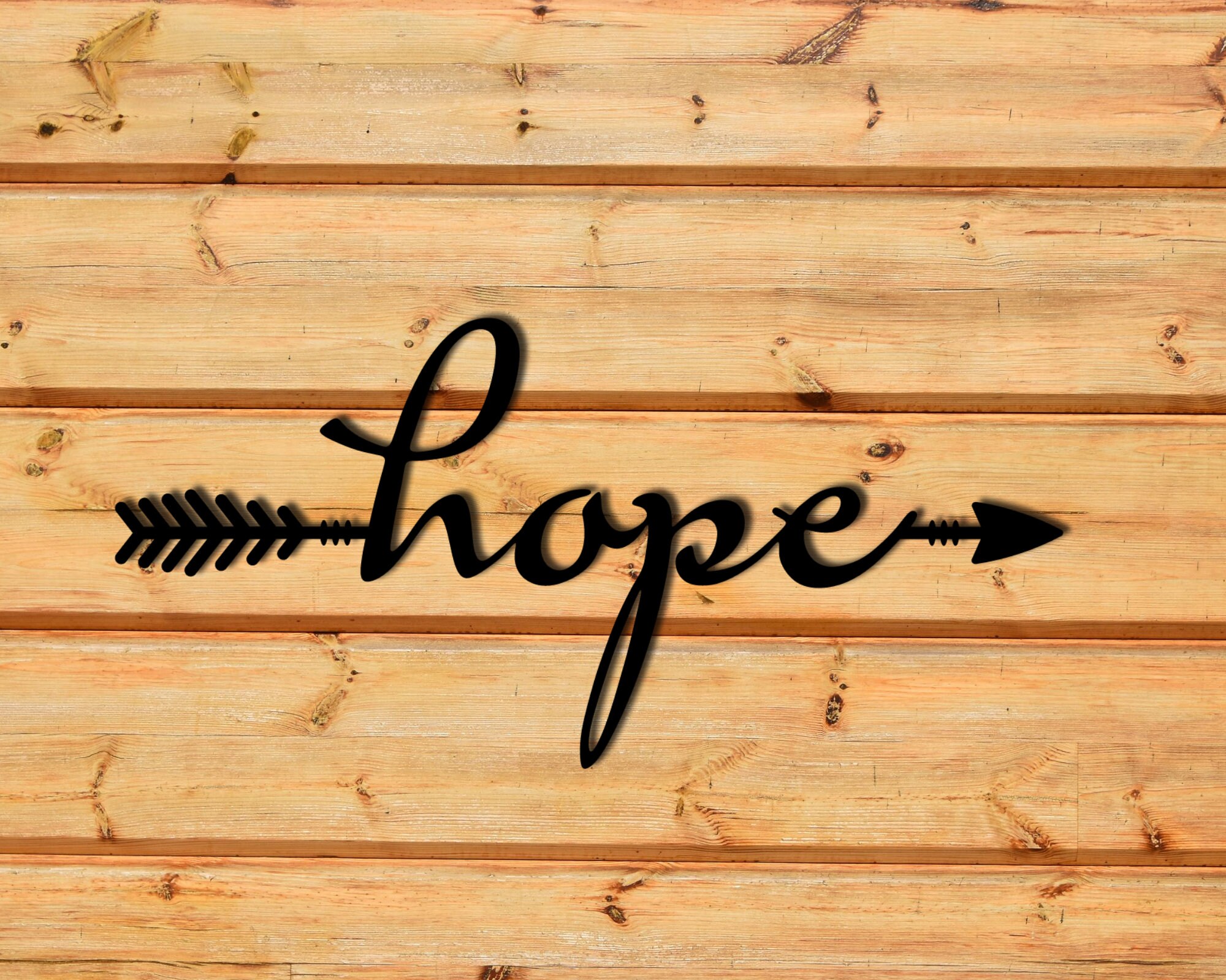 Faith Hope Believe Grace Arrow Metal Signs Christian | Etsy