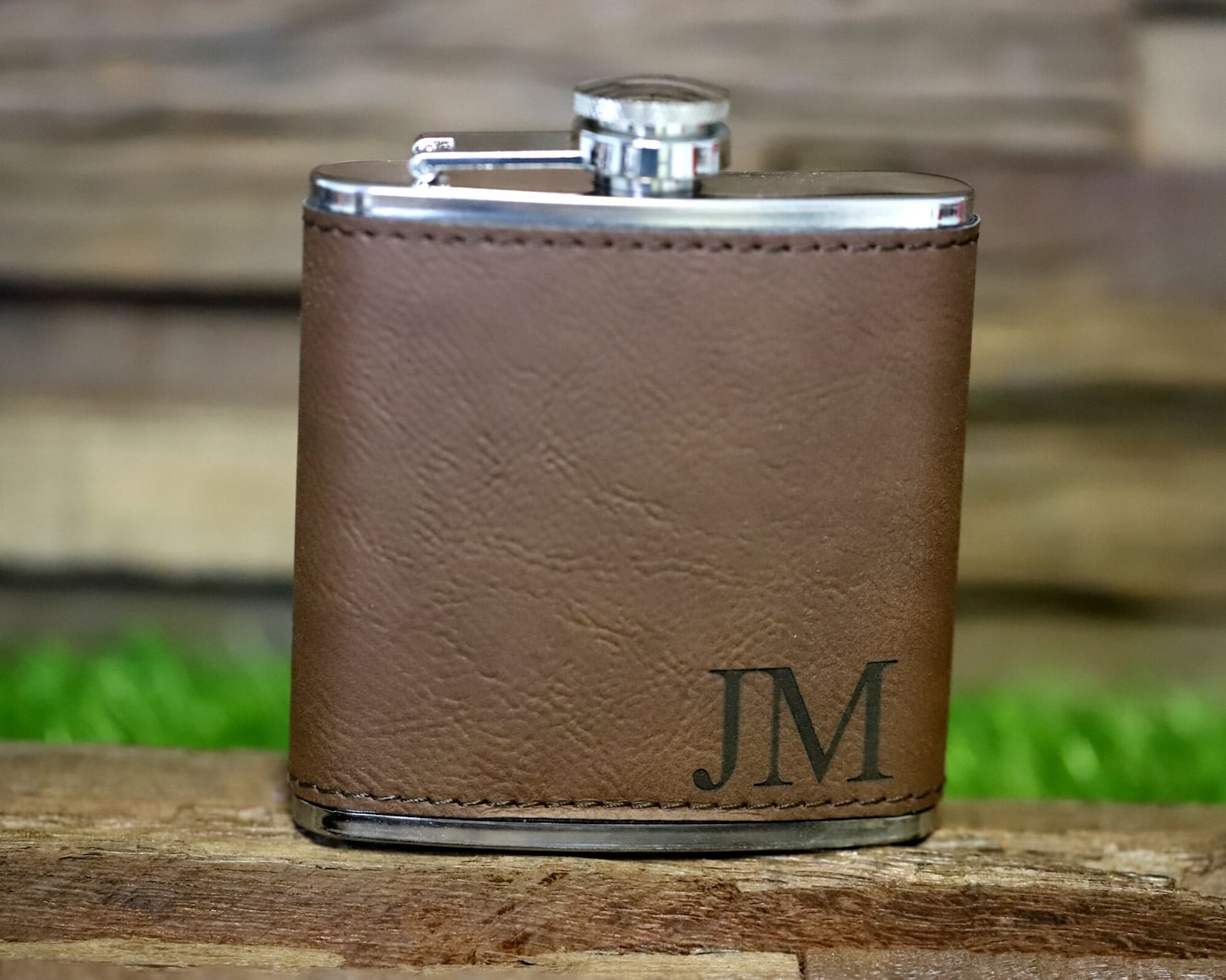 Personalized Flask for Men, Leather Flask, Flask Personalized, Flask ...