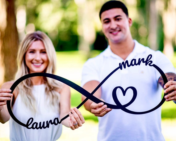 Personalized Couple Names Sign Wedding Gift Idea Anniversary - Etsy