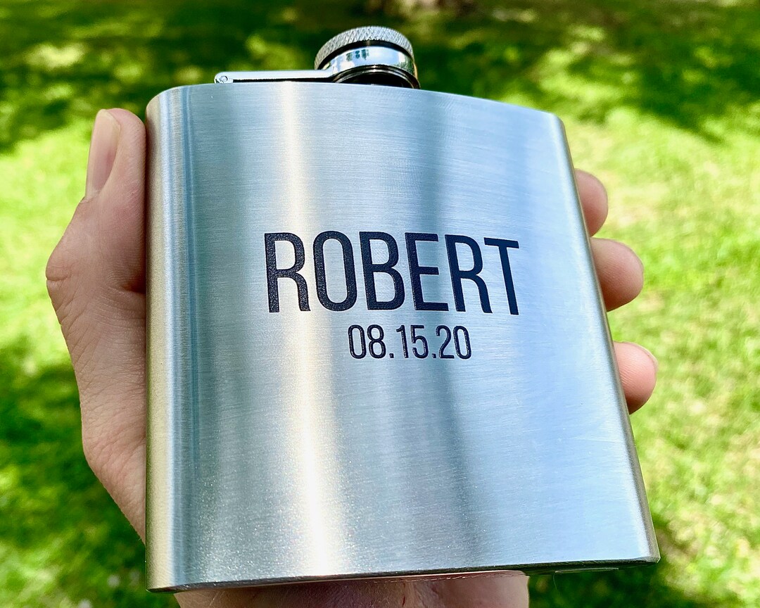 Personalized Flask for Men, Flask for Husband, Flask for Him, Flask for ...