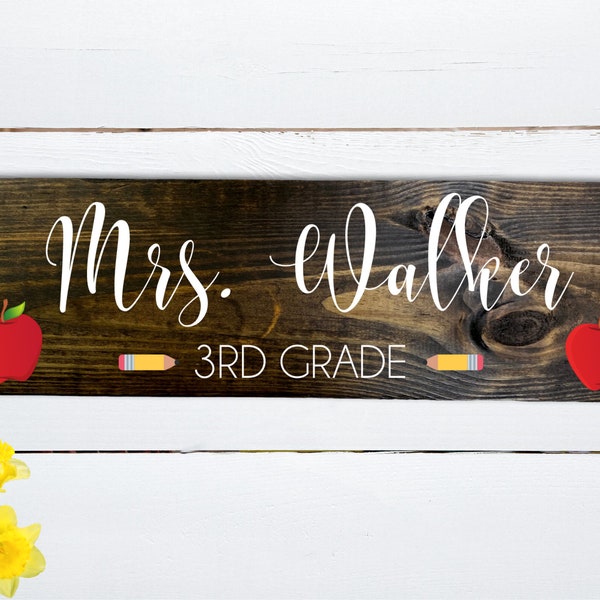 Teacher Sign - Etsy