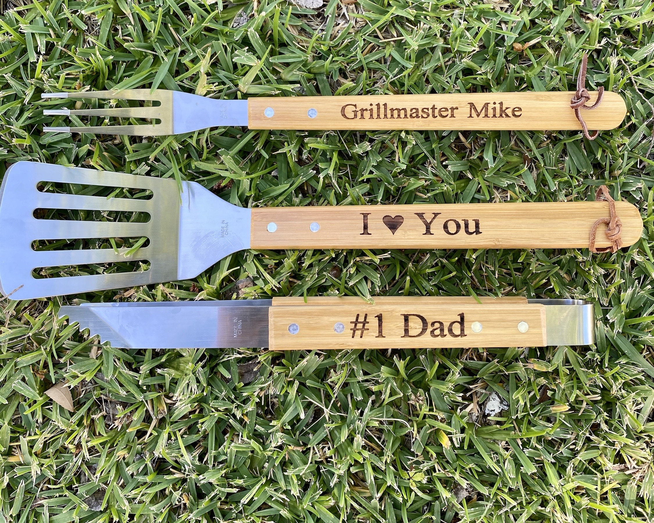 Personalized BBQ Set Grill Gift Set Grilling Tools - Etsy