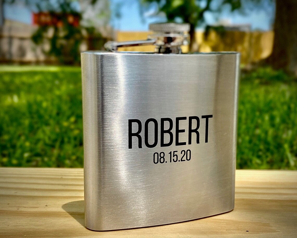 Personalized Flask for Men, Flask for Husband, Flask for Him, Flask for ...