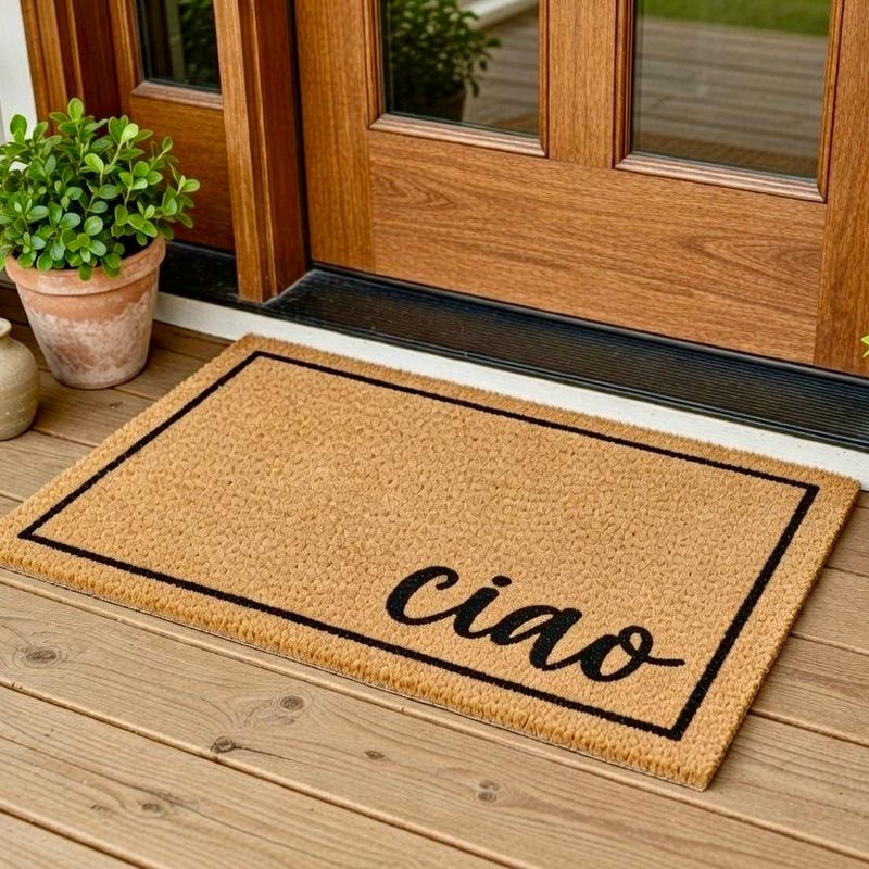 Ciao Doormat - Etsy