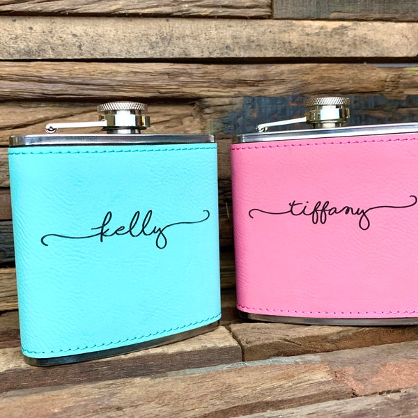 Personalized Flask - Etsy