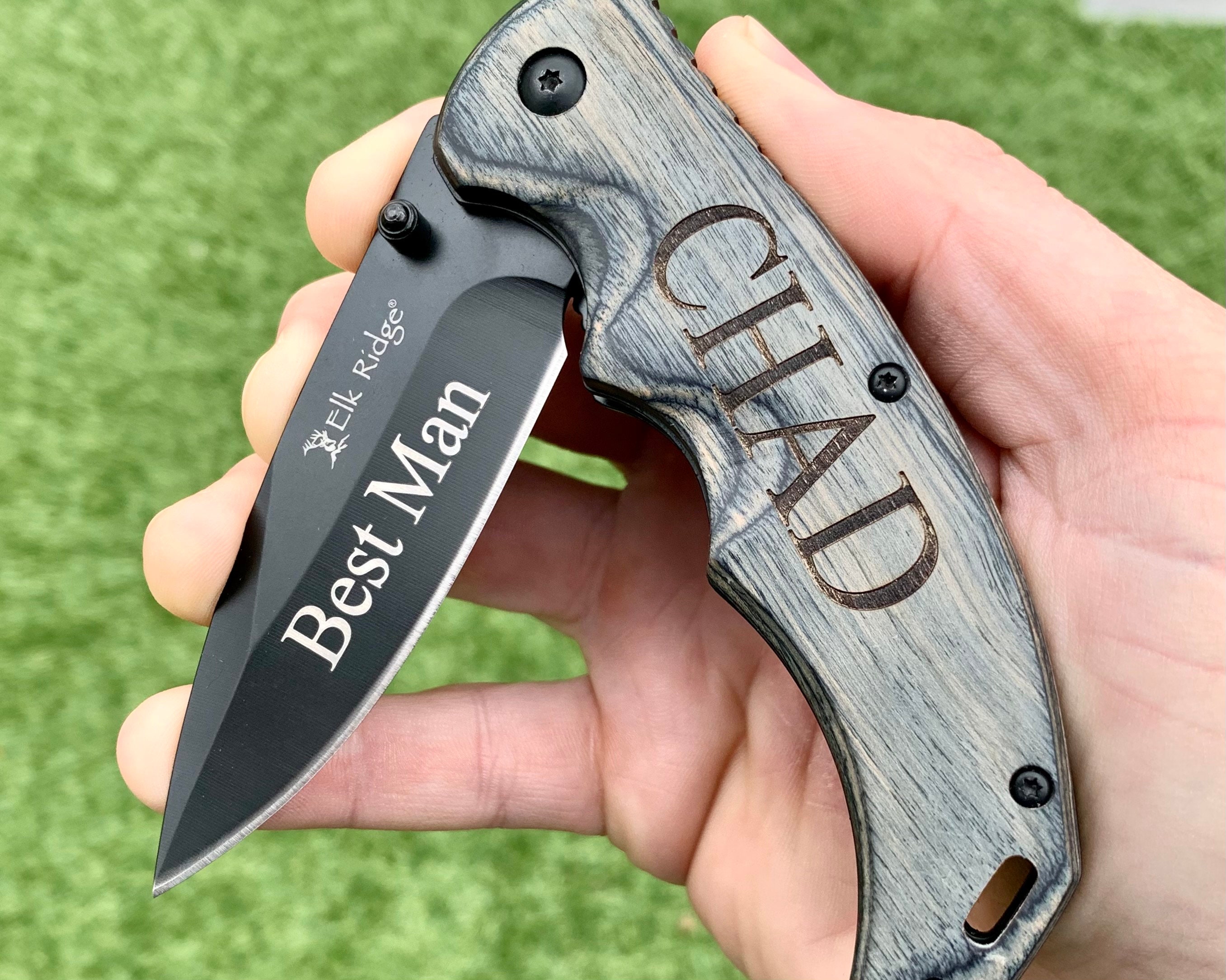 Custom Engraved Knives