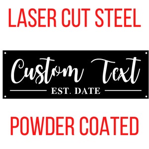 Custom Metal Sign, Personalized Metal Sign, Metal Signs Personalized ...