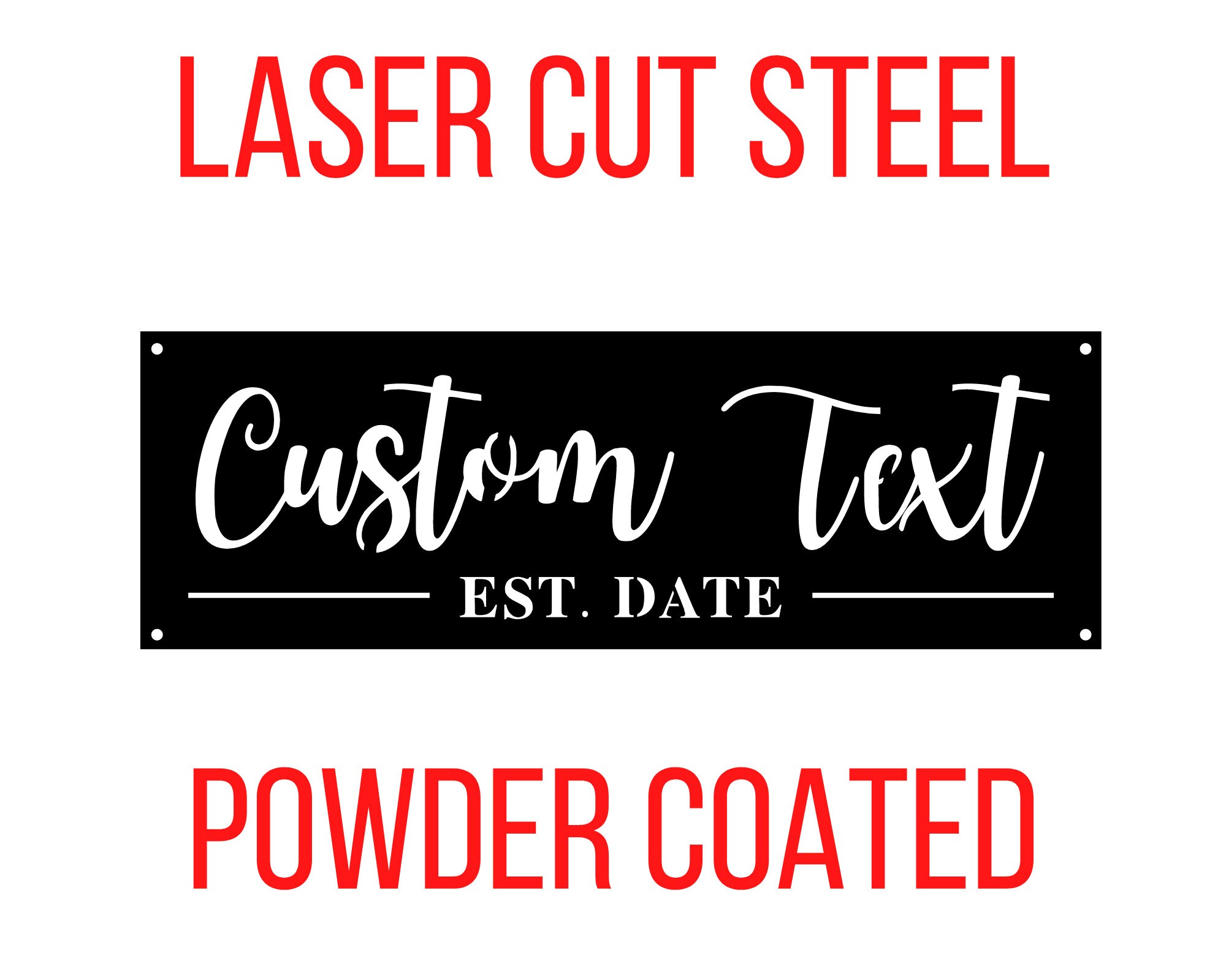 Custom Metal Sign Personalized Metal Sign Metal Signs - Etsy