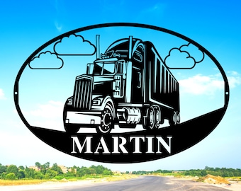 18 Wheeler Sign - Etsy