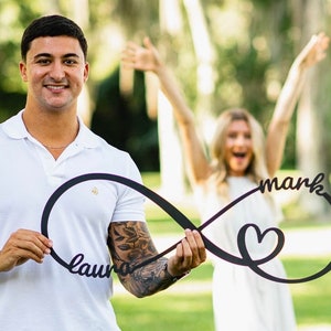 Personalized Couple Names Sign, Wedding Gift Idea, Anniversary Gift ...