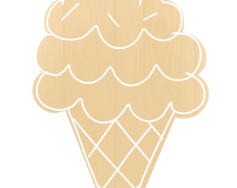 Ice Cream Cutout | Etsy