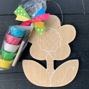 Flower Paint Kit, Kids Paint Kit, DIY Art Project, Paint From Home, Fun ...