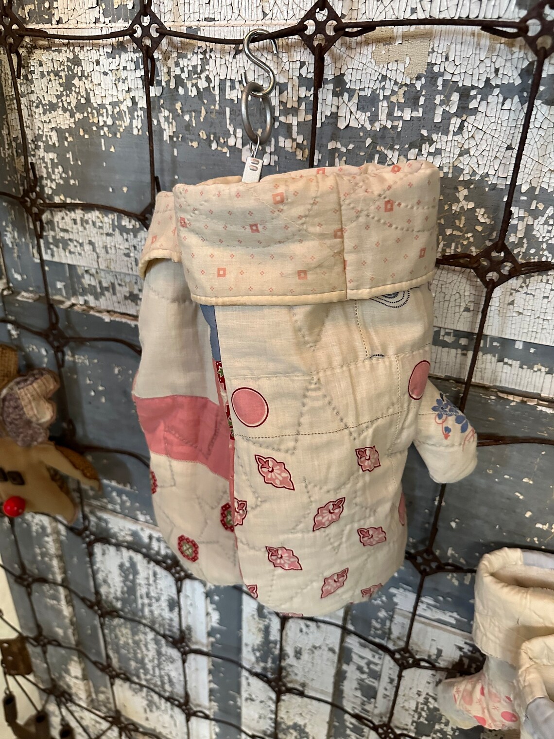 Antique Quilted Mittens Lined With Fleece - Etsy