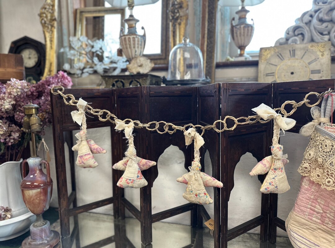 Vintage Quilted Angel Garland - Etsy