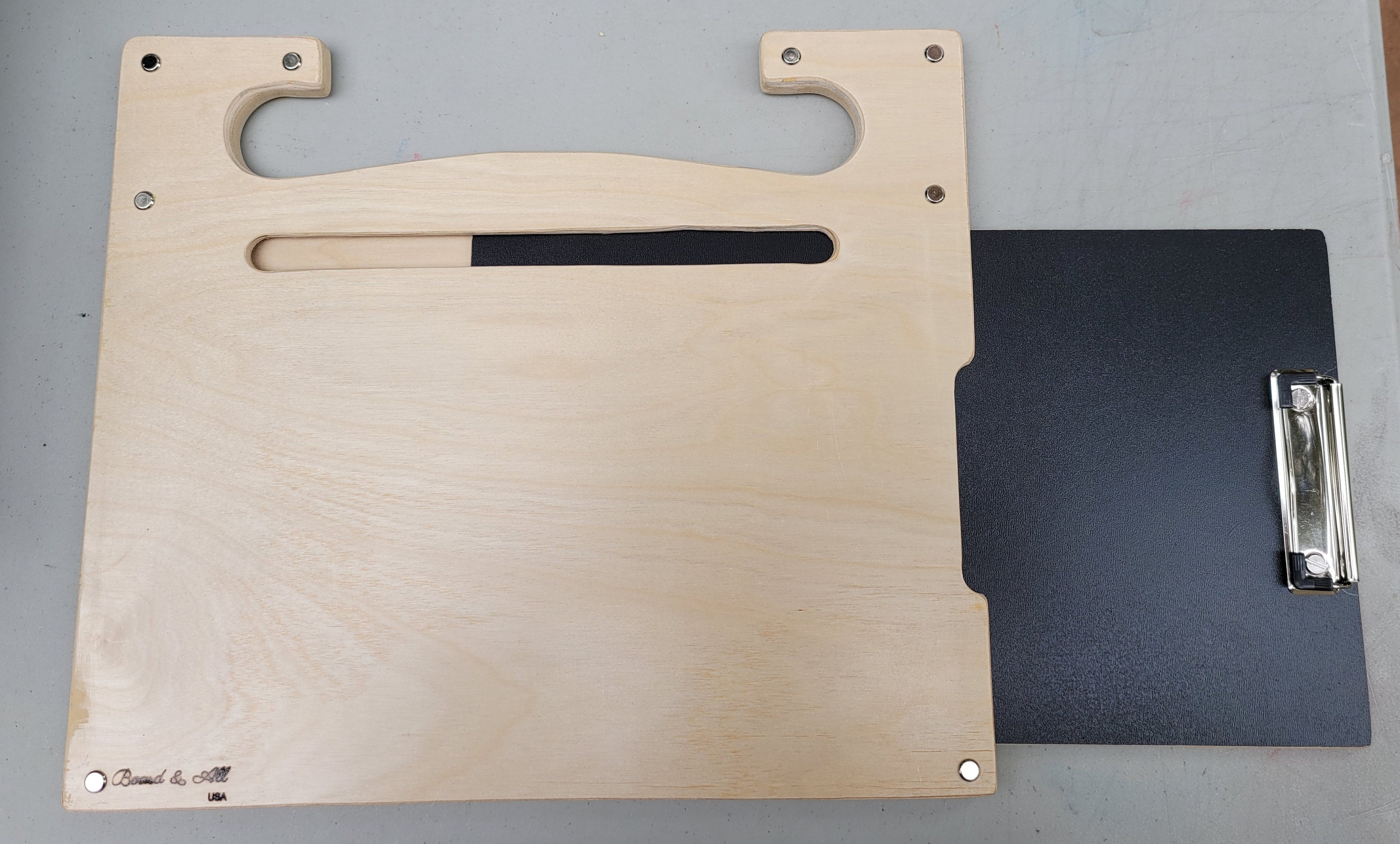 Steering Wheel Desk (birch Plywood)- Multi-function Portable Working ...