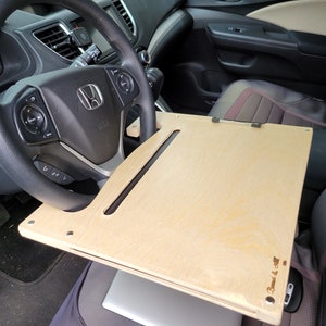 Steering Wheel Desk (birch Plywood)- Multi-function Portable Working ...