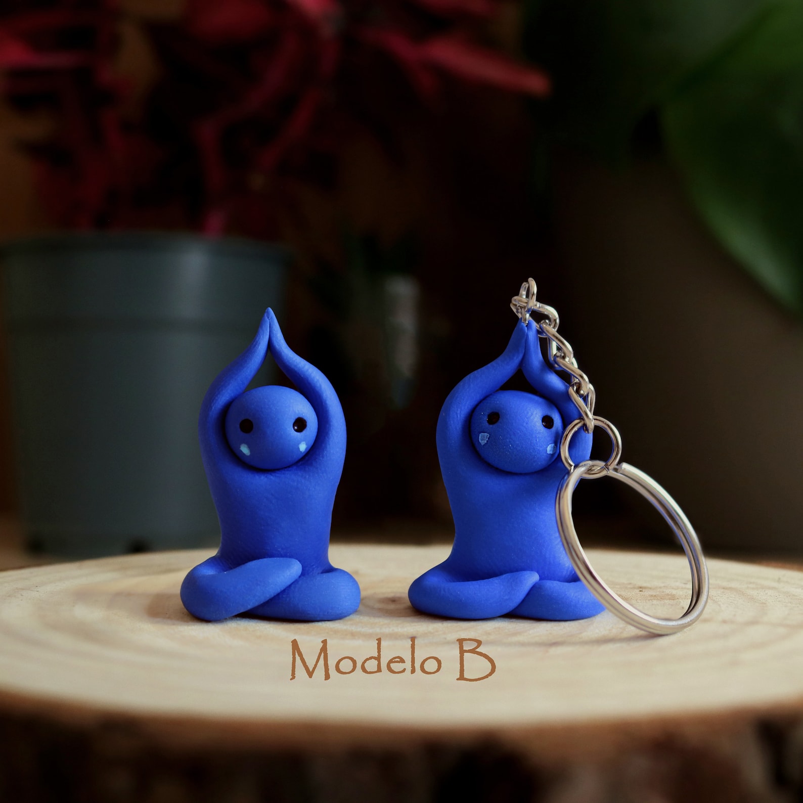 Yoga Relaxing Figure or Keychain, Namaste - Etsy
