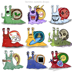 Personalized Snail Phone!! - Etsy