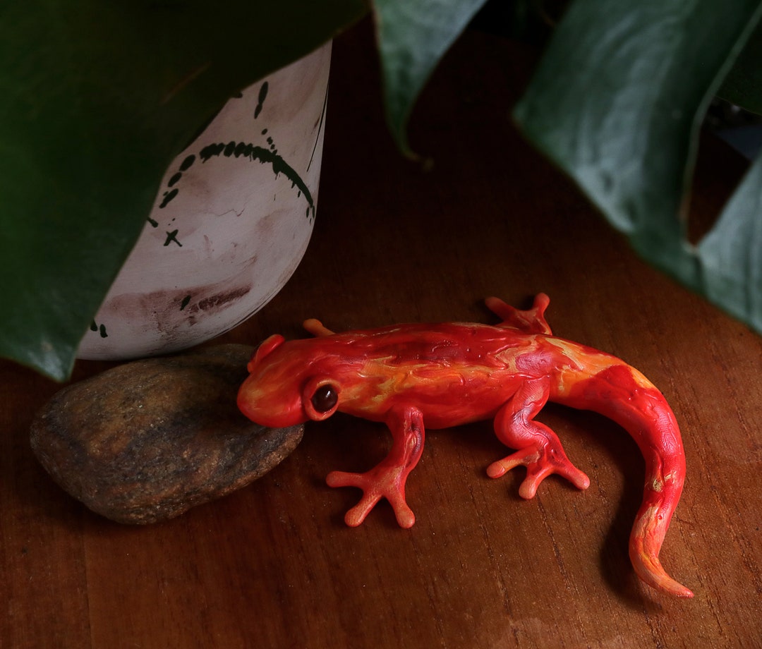 Animal Figures, Frog, Hummingbird, Salamander and Monkey, Totem ...