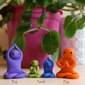 Yoga Relaxing Figure or Keychain, Namaste - Etsy