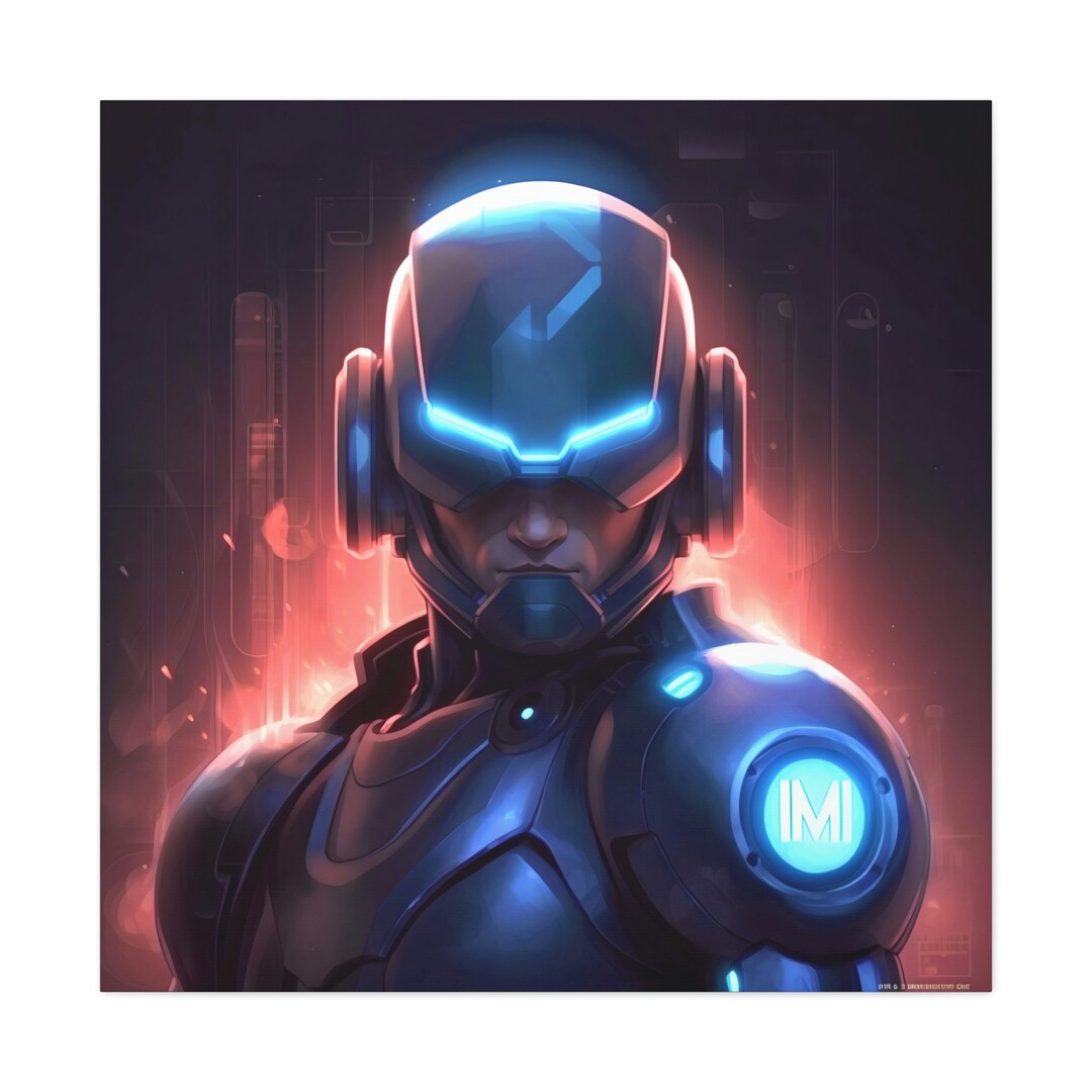 Neo Hunter X (AI Digital Art)- Canvas Gallery Wraps - Etsy