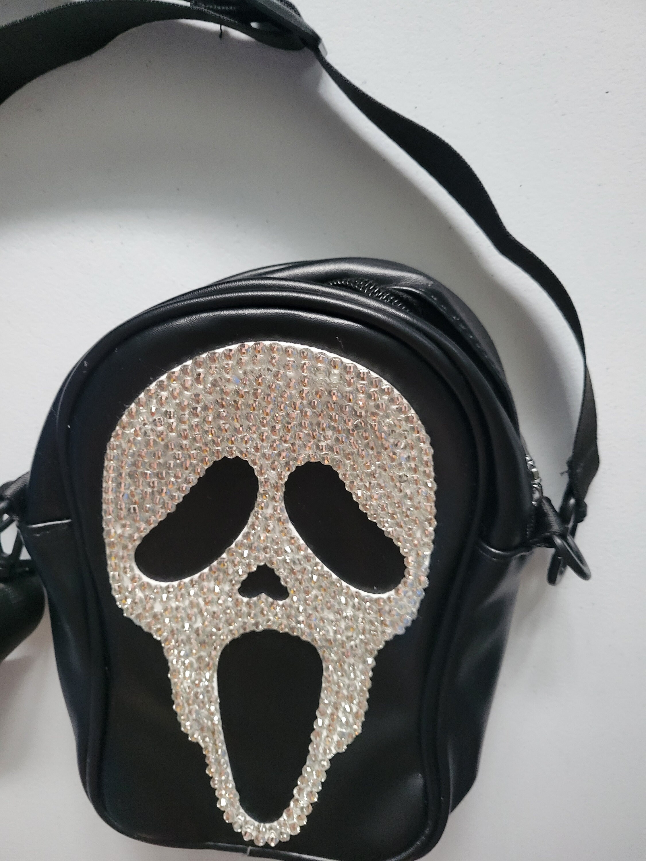 Ghostface Scream Purse Hand Jeweled Original Art Scream Bag - Etsy