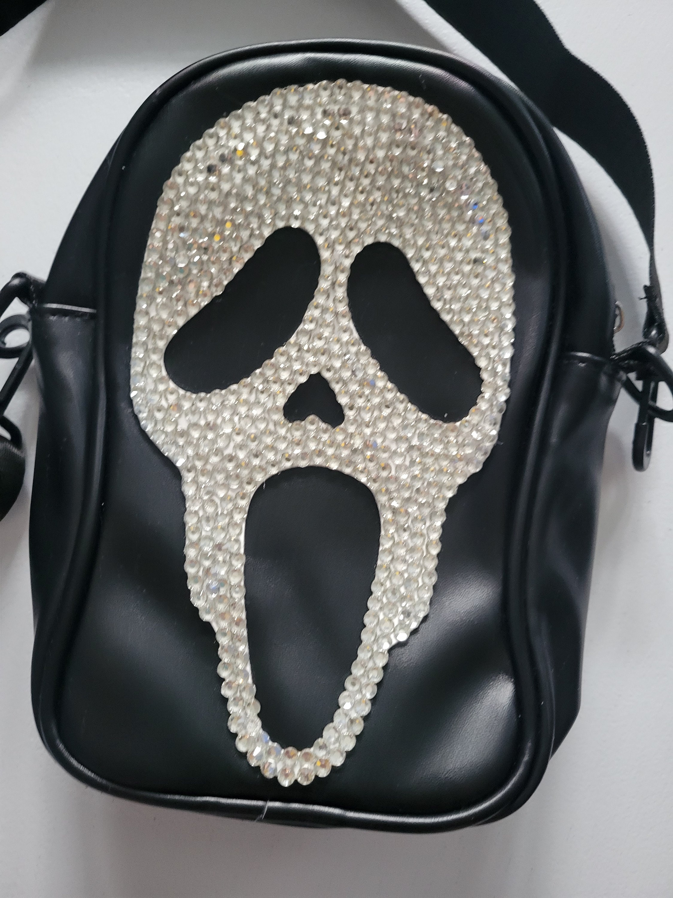 Ghostface Scream Purse Hand Jeweled Original Art Scream Bag - Etsy